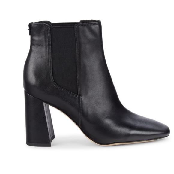 Sam Edelman | Shoes | Sam Edelman Chiara Leather Block Heel Booties ...